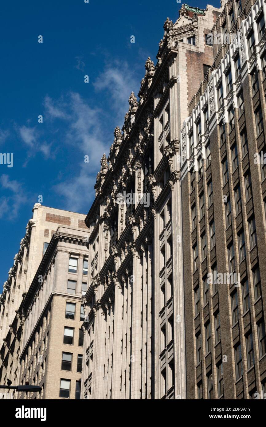 Commercial buildings in the city of high rise building hi-res stock ...