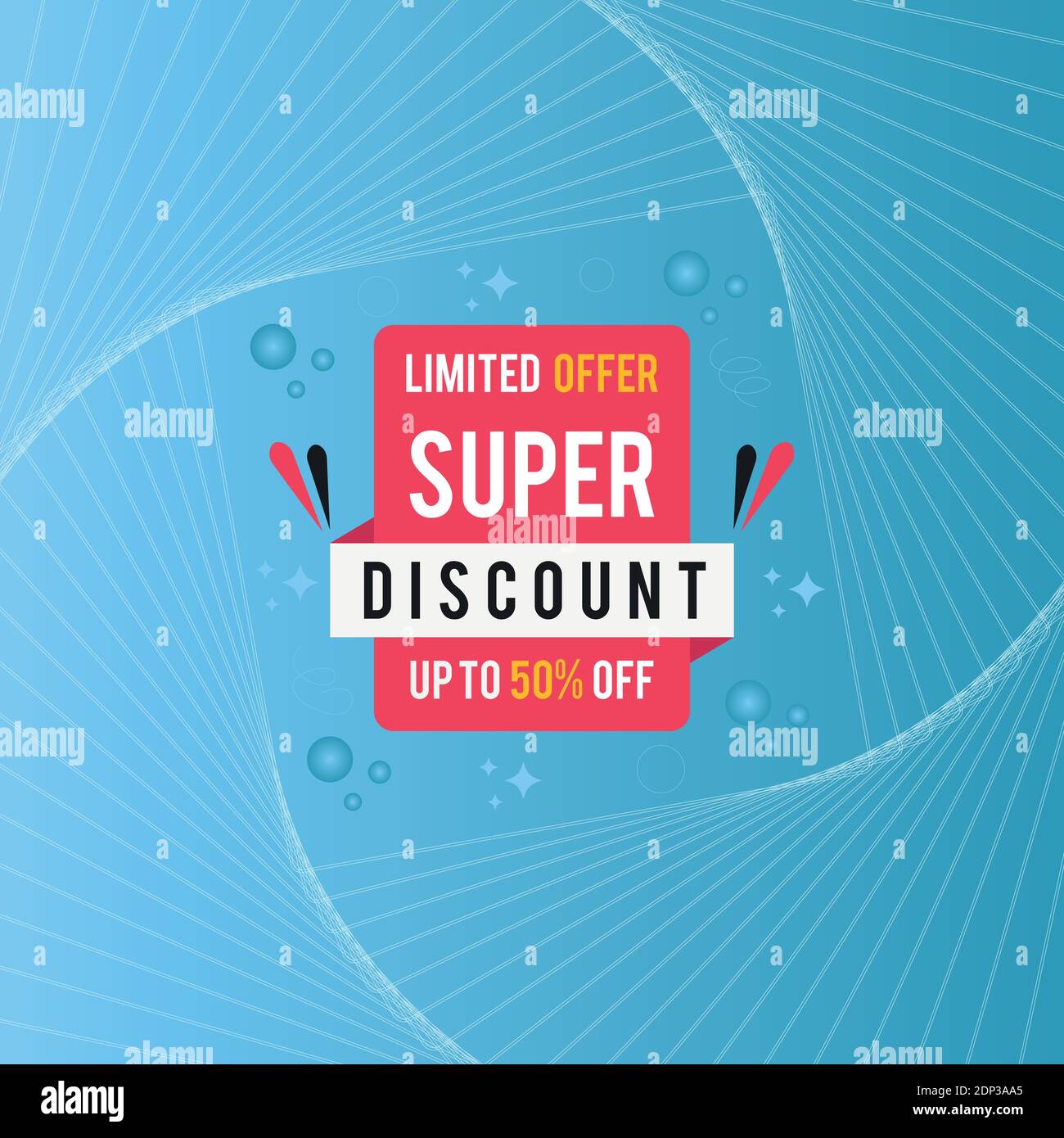 Super discount banner. Up to 50% off banner for sale with super ...