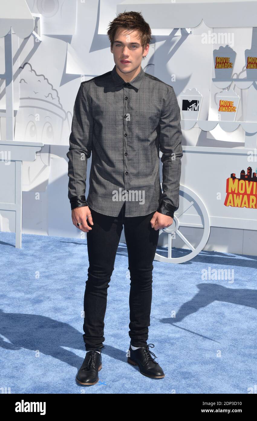 Dylan Sprayberry attends the 2015 MTV Movie Awards at Nokia Theatre L.A ...