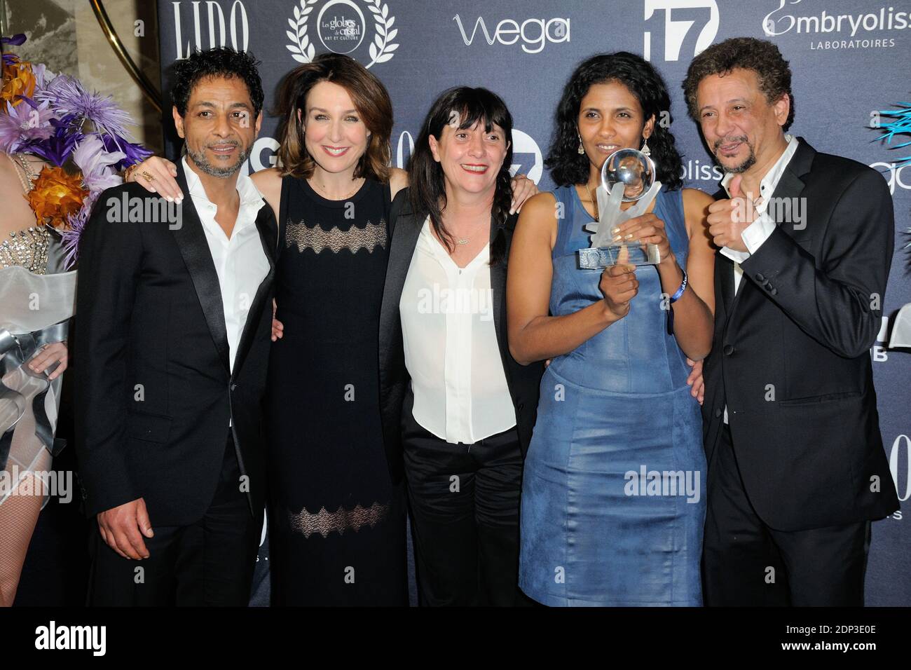 Toulou Kiki, Hichem Yacoubi, Elsa Zylberstein, Abel Jafri attending the ...