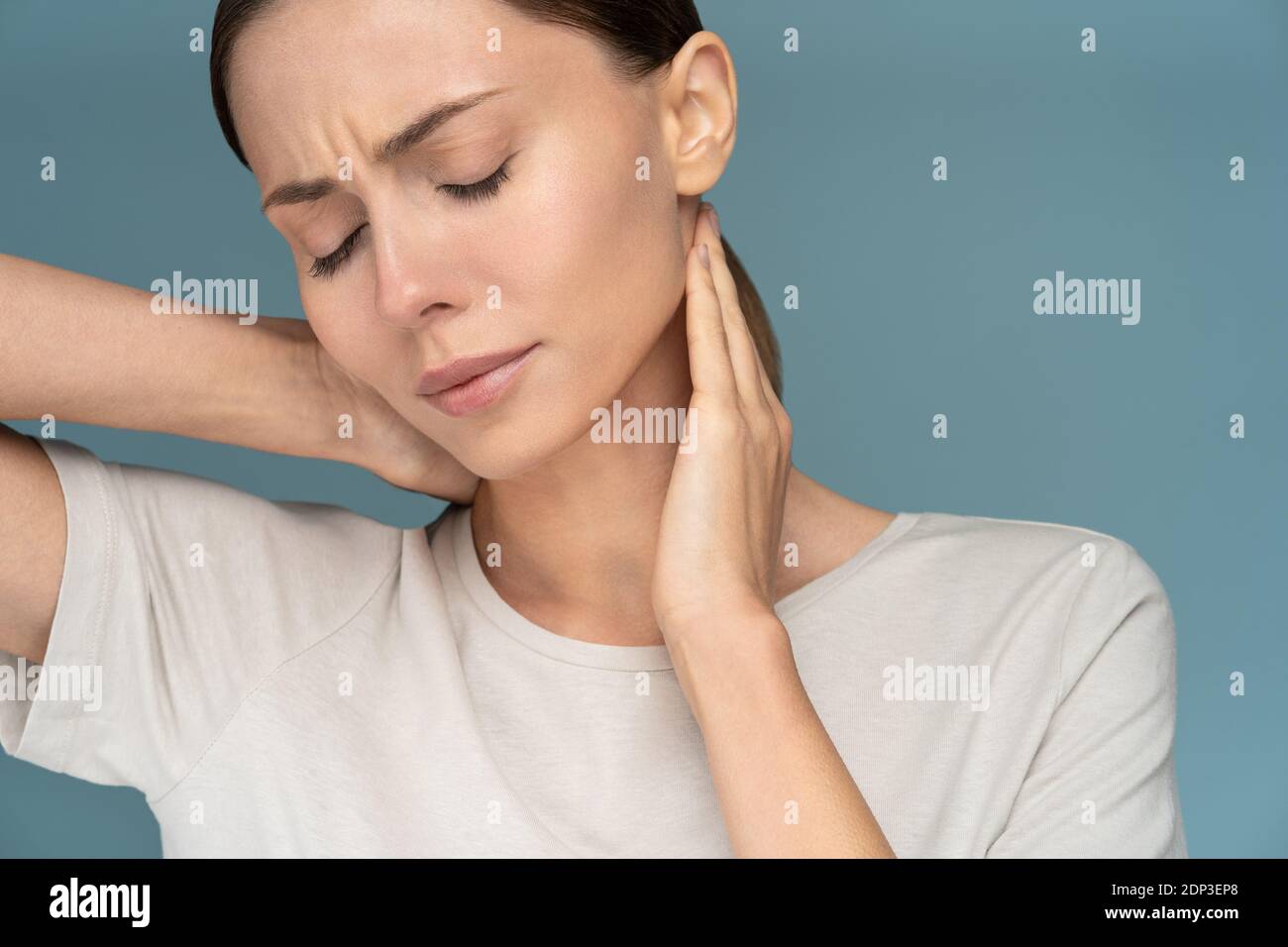 Chronic neck pain hi-res stock photography and images - Alamy