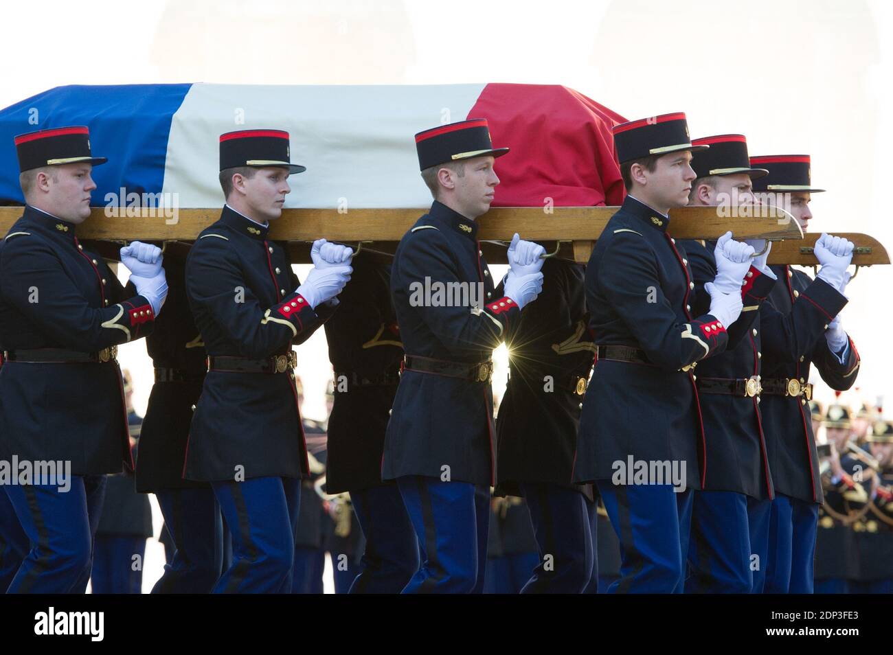 State funeral ceremony for late French World War II hero Jean-Louis ...