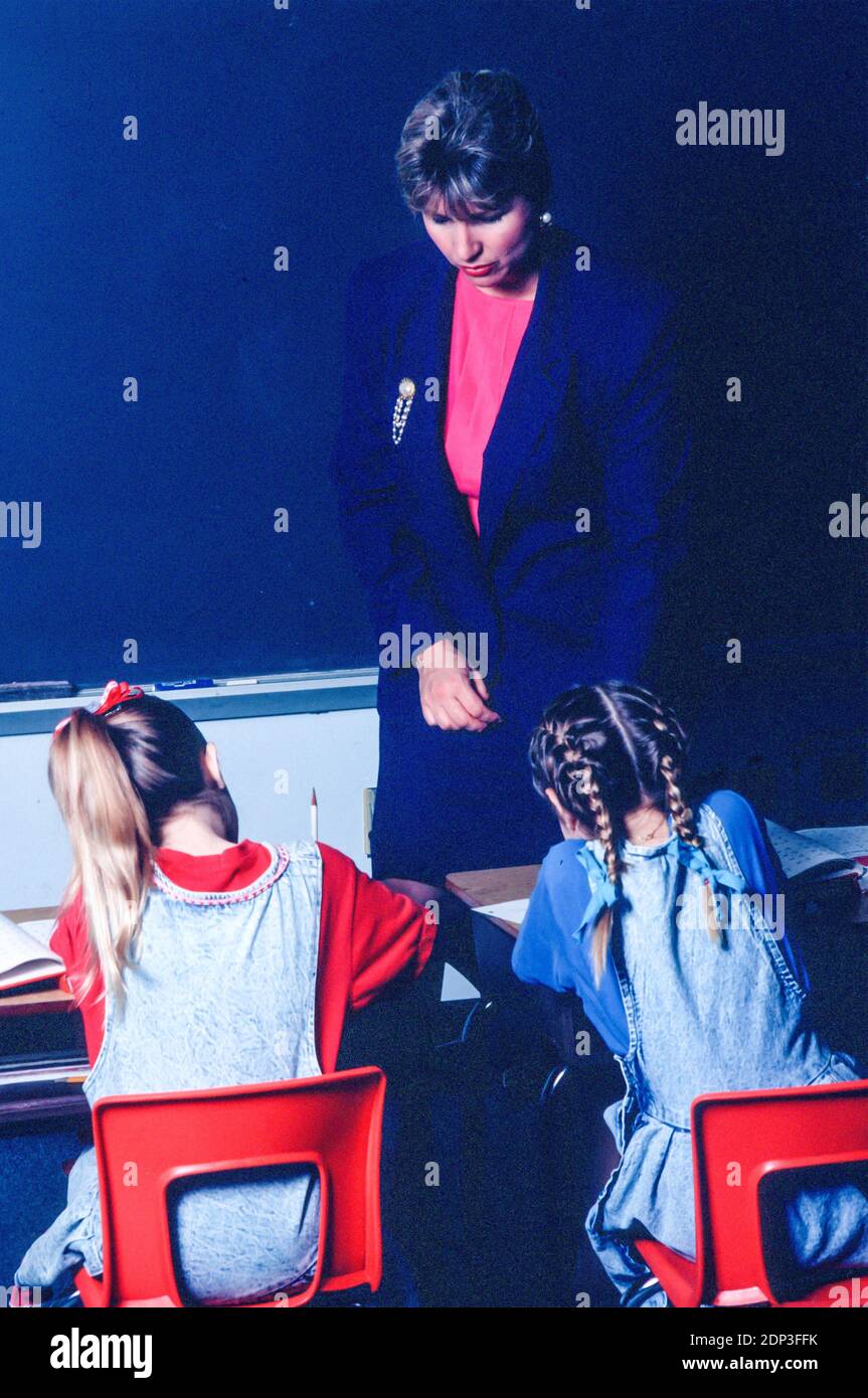 1990s teacher hi-res stock photography and images - Alamy