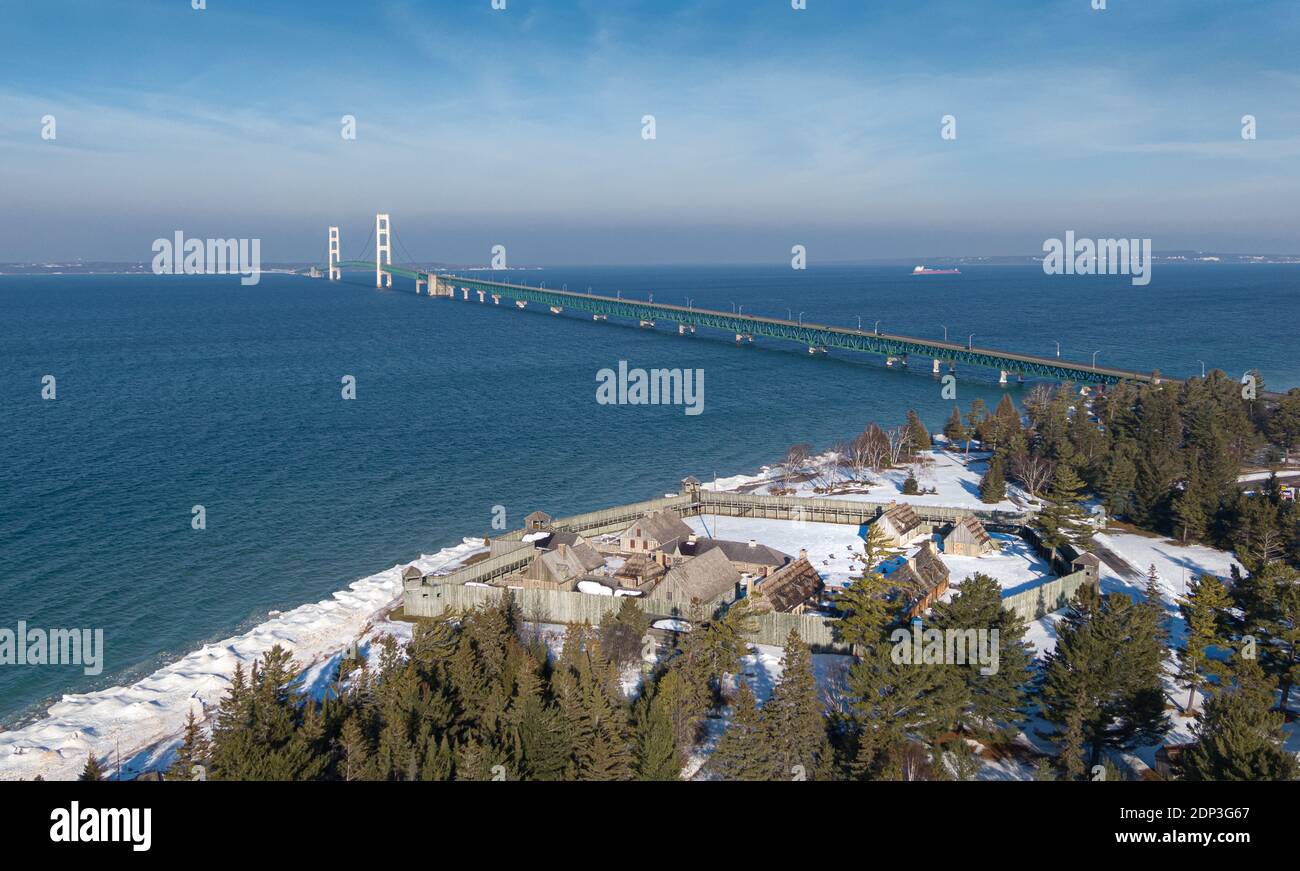 Mackinac bridge hi-res stock photography and images - Alamy