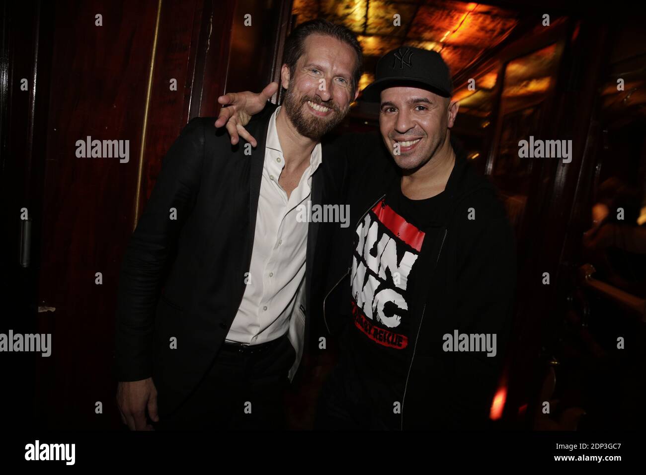 Sam Bobino and Dj Cut Killer attending the Villa Schweppes launch party ...