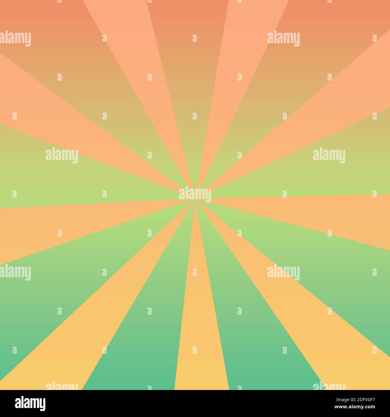 An abstract orange and green gradient sun burst background image Stock ...