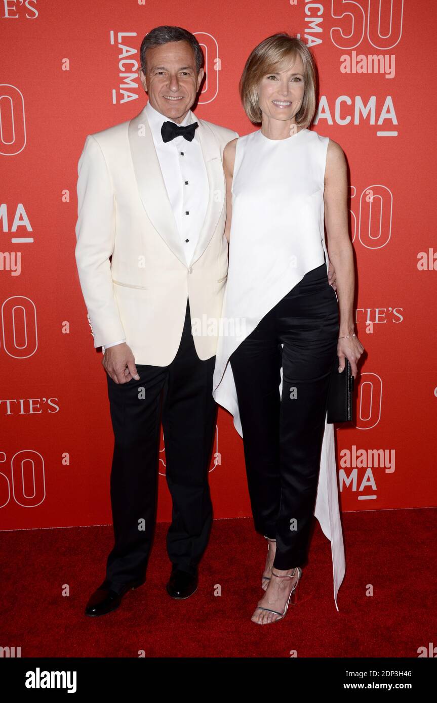 Bob Iger and Willow Bay arrive at LACMA's 50th Anniversary Gala at ...
