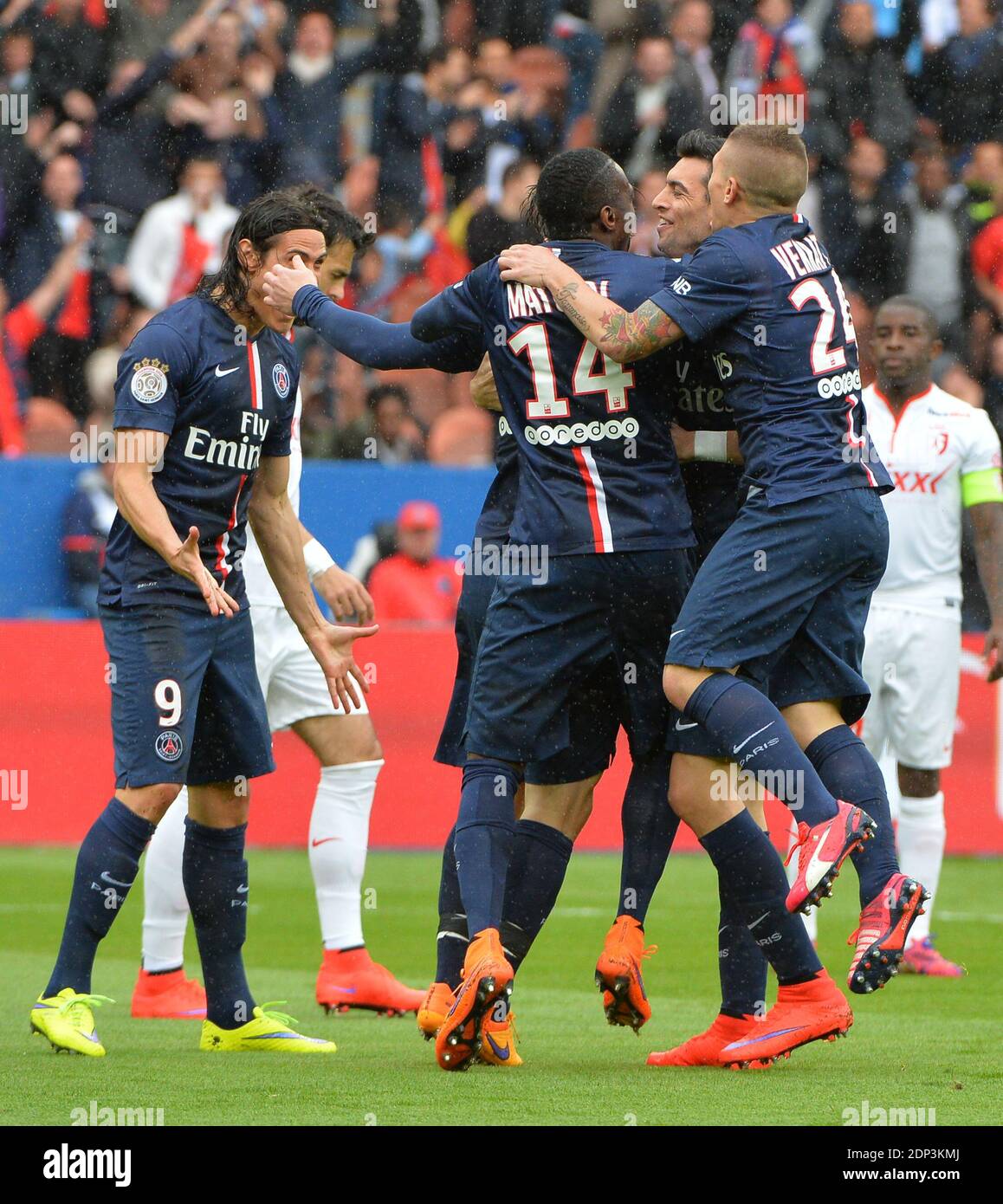 FRANCE, Paris : Paris Saint-Germain's Joy during French First League ...