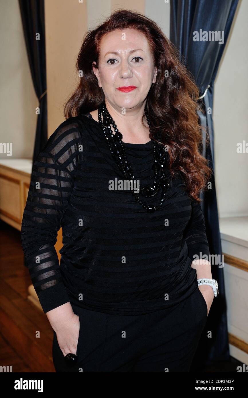 Exclusive. Catherine B attending the New French Faces tv set at Palais ...