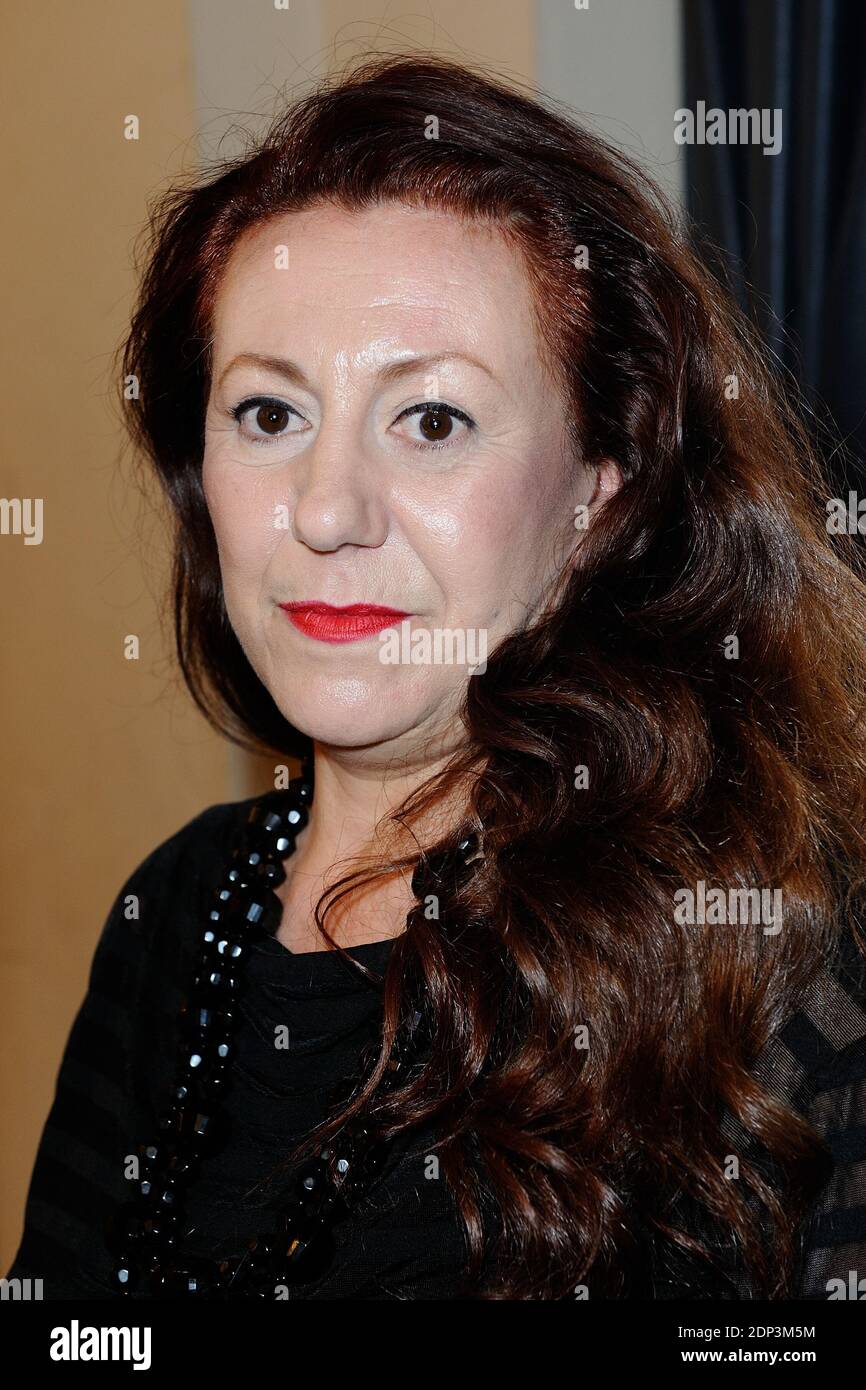 Exclusive. Catherine B attending the New French Faces tv set at Palais ...