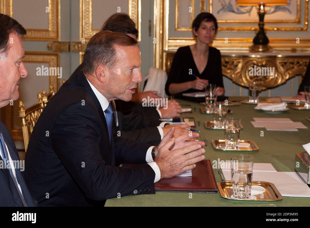 French President Francois Hollande and Australian Prime Minister Tony ...