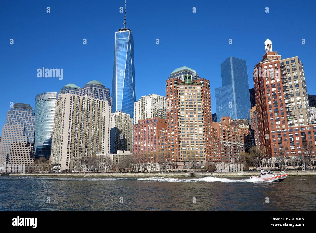 General view of One World Trade Center aka 'Freedom Tower' (colloquial ...