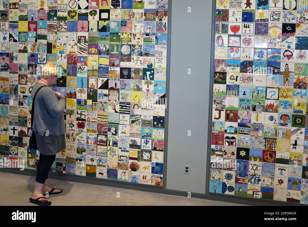 Inside view of the United Sates Holocaust Memorial Museum (USHMM) in ...