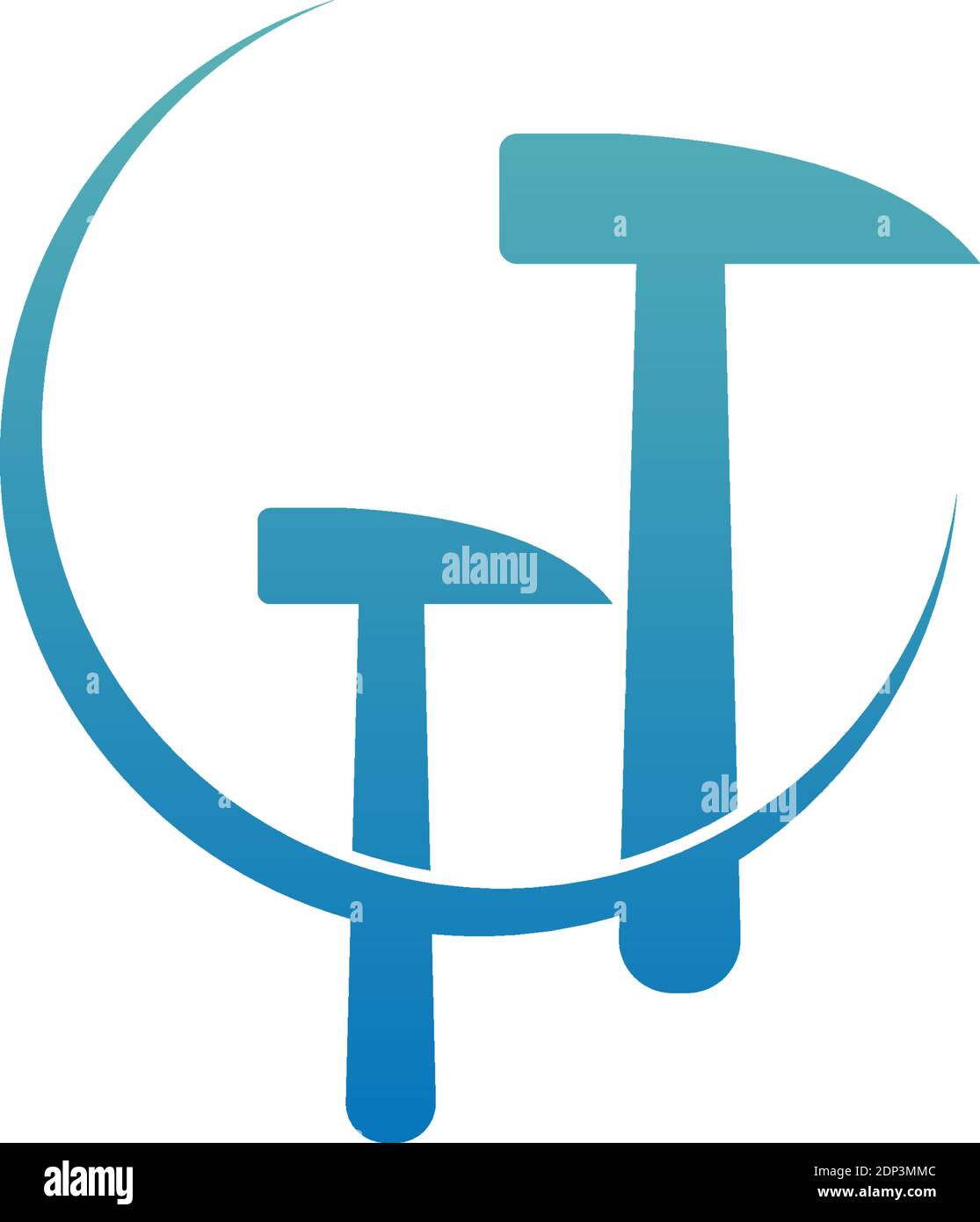 Hammer icon logo design template Stock Vector Image & Art - Alamy