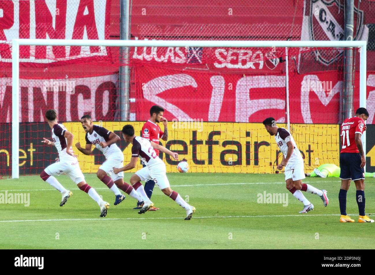 during the quarterfinal's match of Conmebol Sudamericana between ...