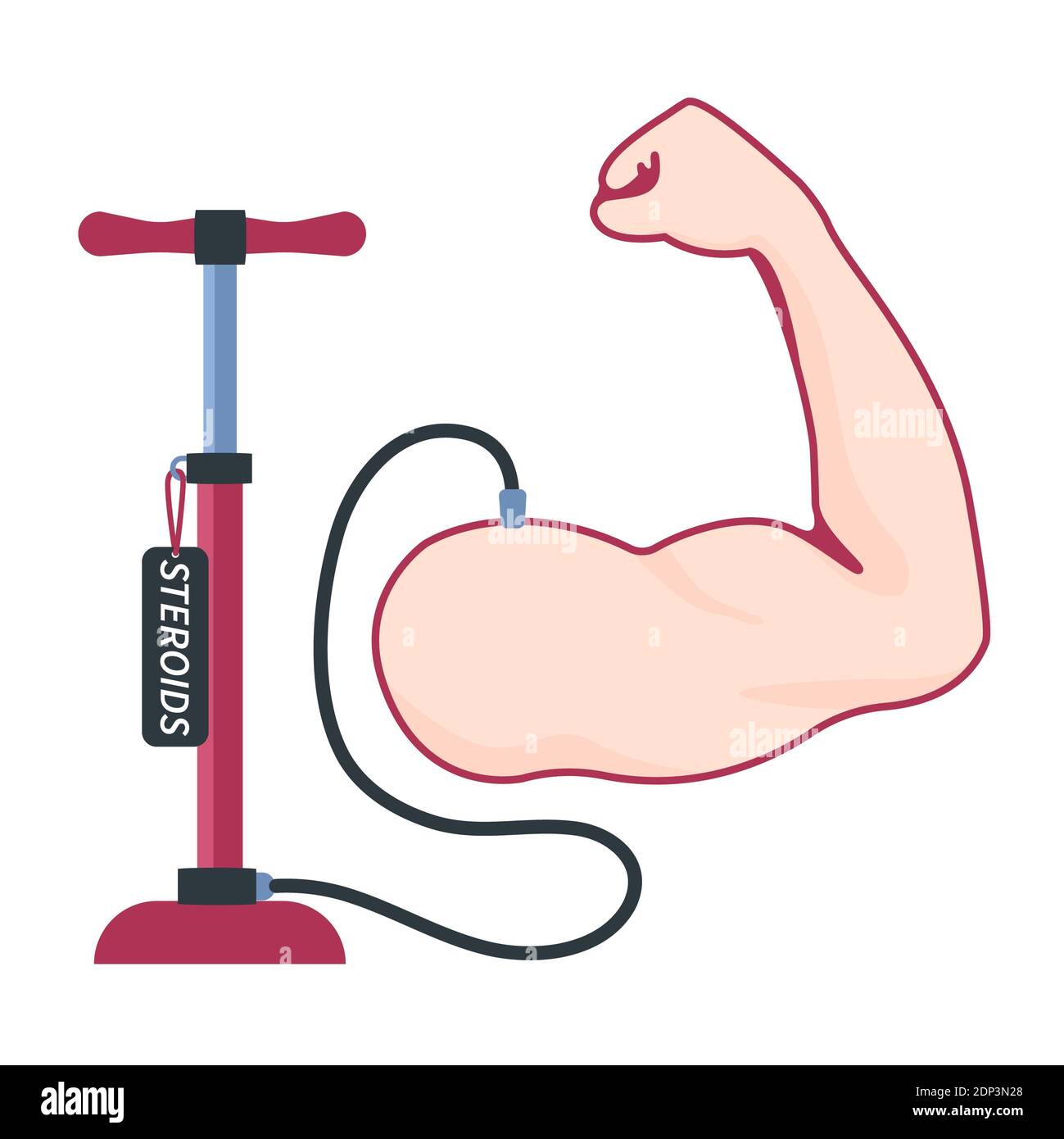 Muscle growth cartoon hi-res stock photography and images - Alamy