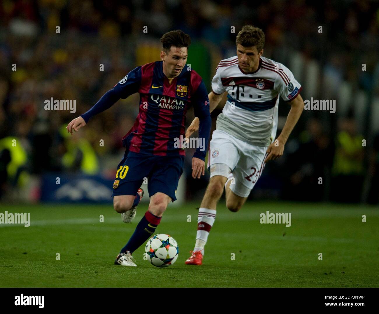 Lionel Messi, Fc Barcelona Thomas Mueller, Bayern Munich during the ...