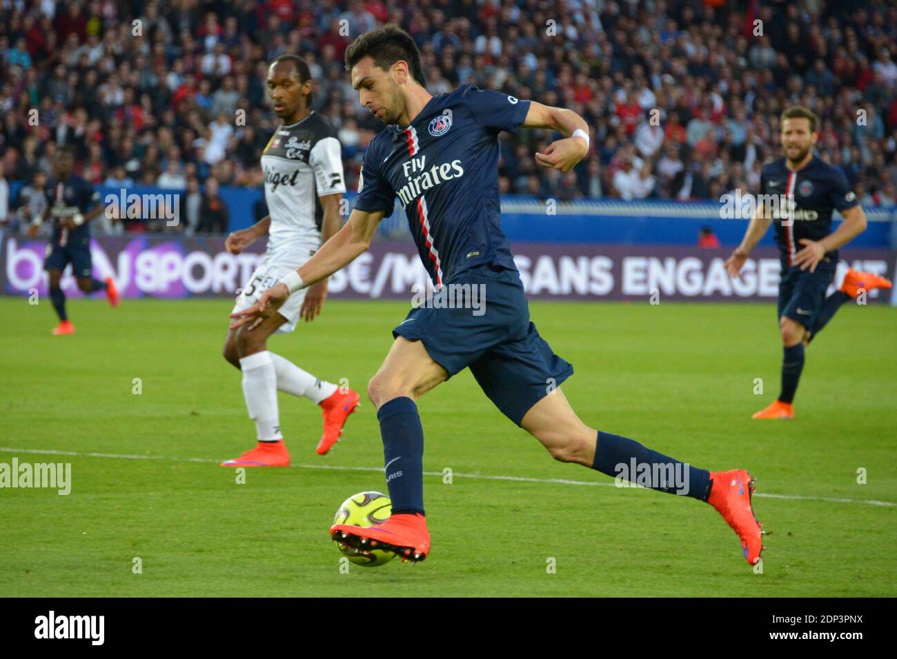 PSG's Javier Pastore during the French First League soccer match, Paris ...