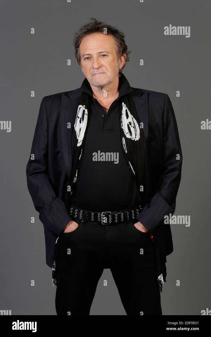 Exclusive - Patrick Coutin poses backstage at the Stars 80 concert at ...