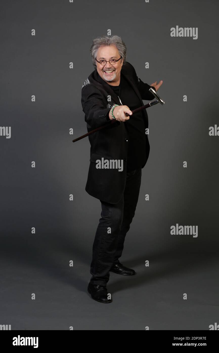 Exclusive - Patrick Hernandez poses backstage at the Stars 80 concert ...