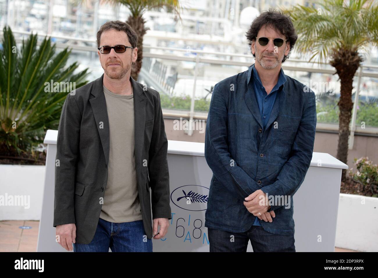 Jury presidents Ethan Coen and Joel Coen posing during Jury's photocall ...