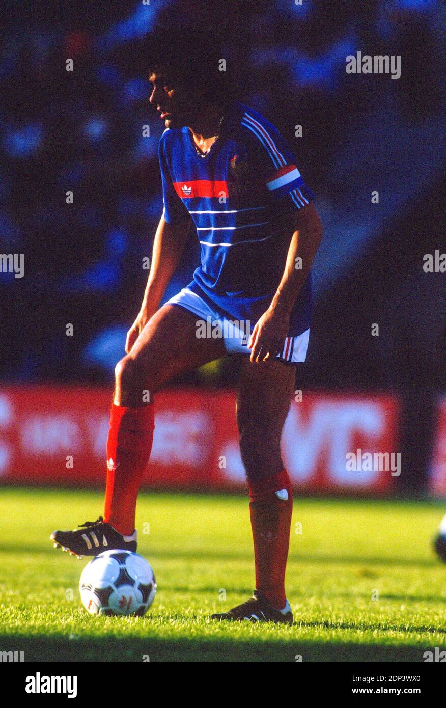 France's Michel Platini during the Semi-Final of the UEFA EURO 1984 ...