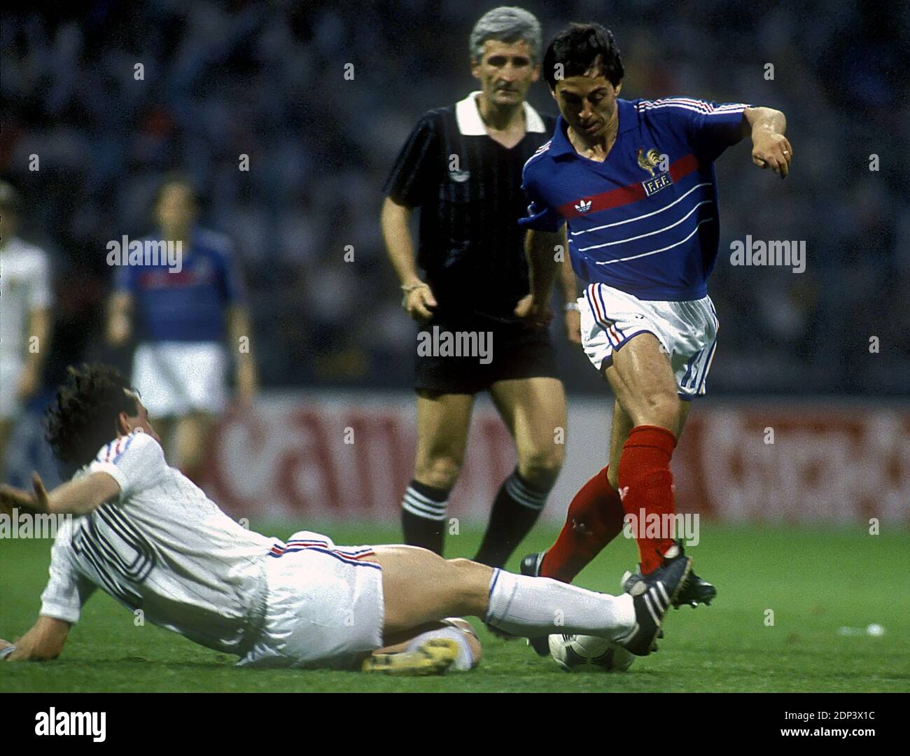 France's Alain Giresse during the Group A First Round of the UEFA EURO ...