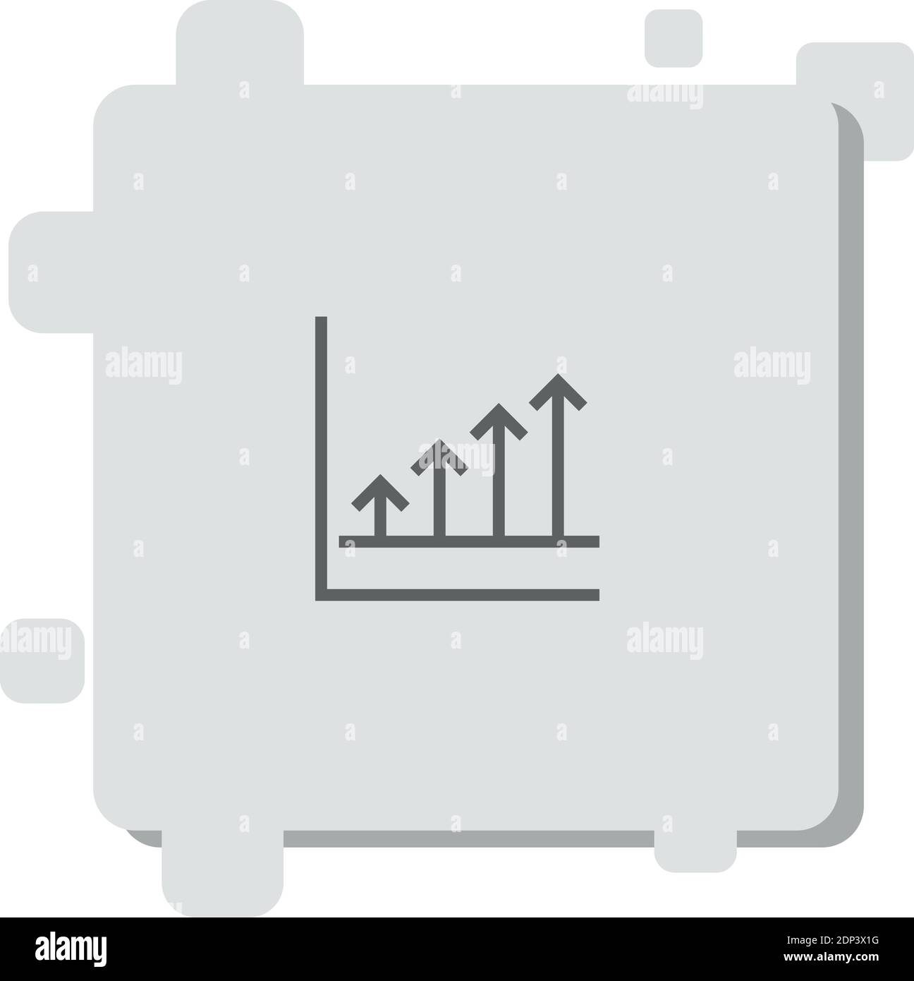 line chart vector icon modern simple vector illustration Stock Vector ...