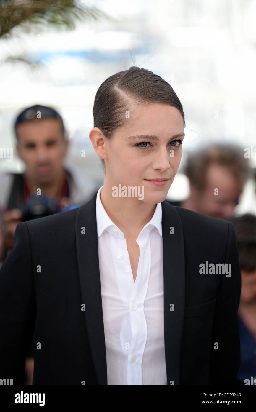 Ariane Labed posing at the photocall for the film The Lobster as part ...