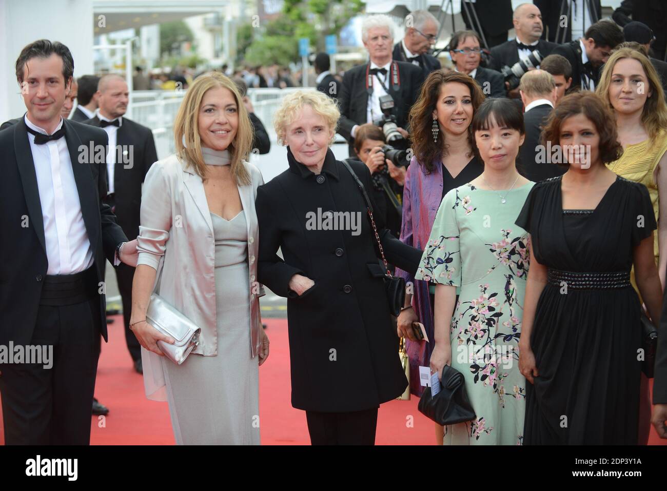 L-R : Antonin Baudry, Marie-Christine Saragosse, Claire Denis and ...