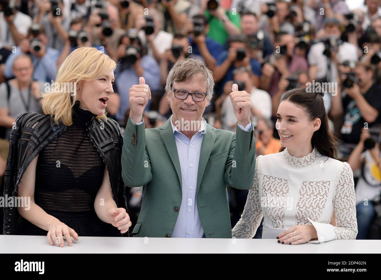 Cate Blanchett, Todd Haynes and Rooney Mara attend "Carol" photocall at ...