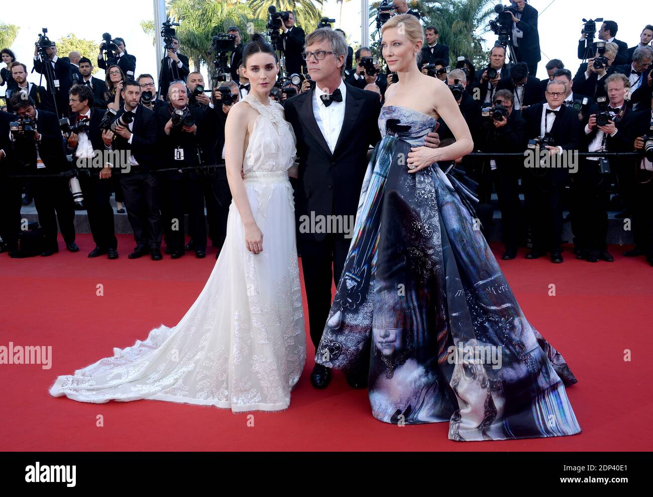 Rooney Mara, Todd Haynes and Cate Blanchett attend the screening of ...