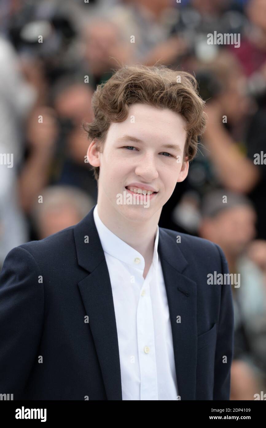 Devin Druid posing at the photocall for the film Louder Than Bombs as ...