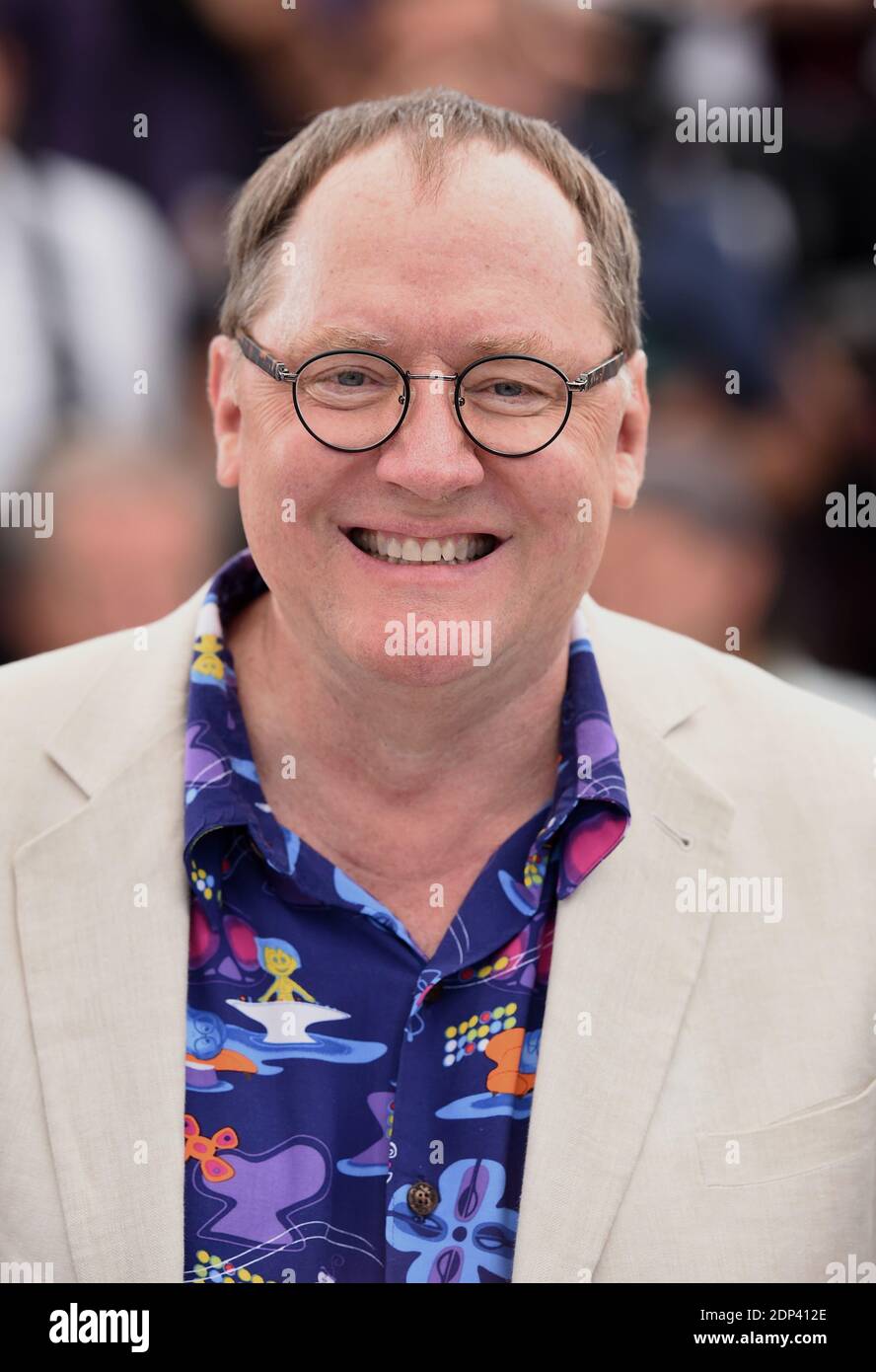 John Lasseter attends "Inside Out" photocall at the 68th Cannes Film Festival on May 18th, 2015 ...