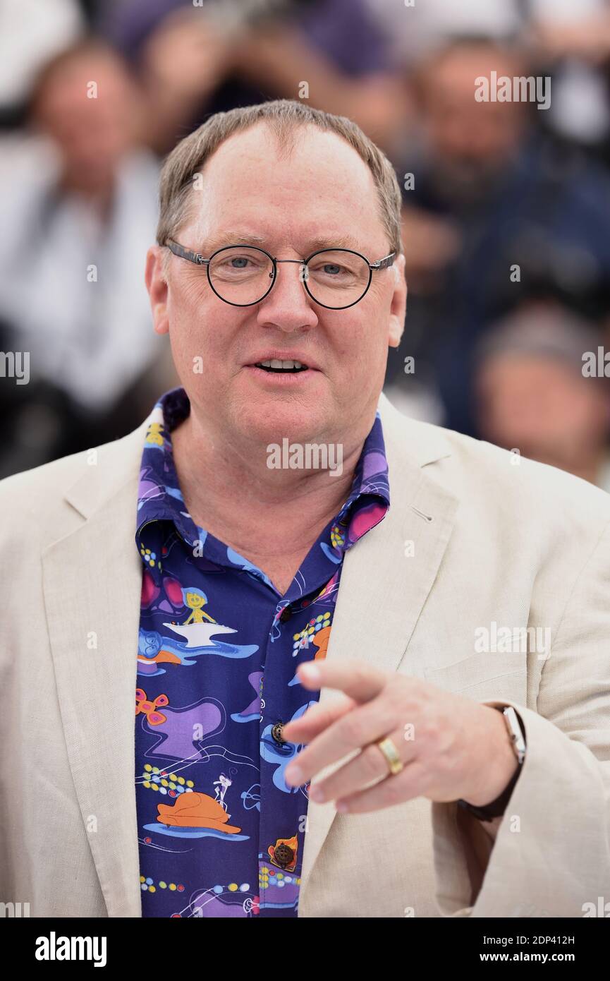 John Lasseter attends "Inside Out" photocall at the 68th Cannes Film Festival on May 18th, 2015 ...