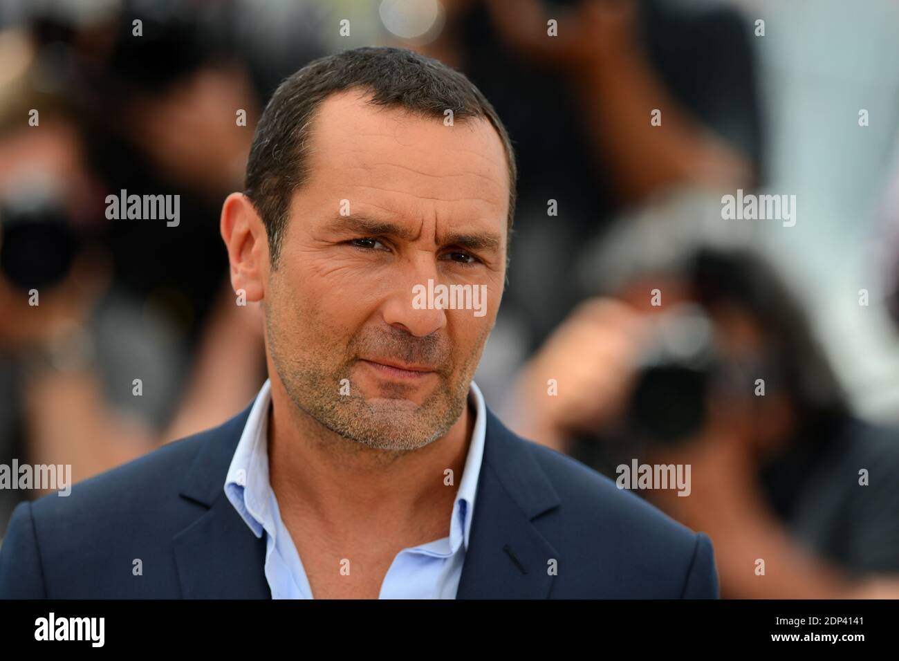 Gilles Lellouche posing at the photocall for the film Inside Out as ...