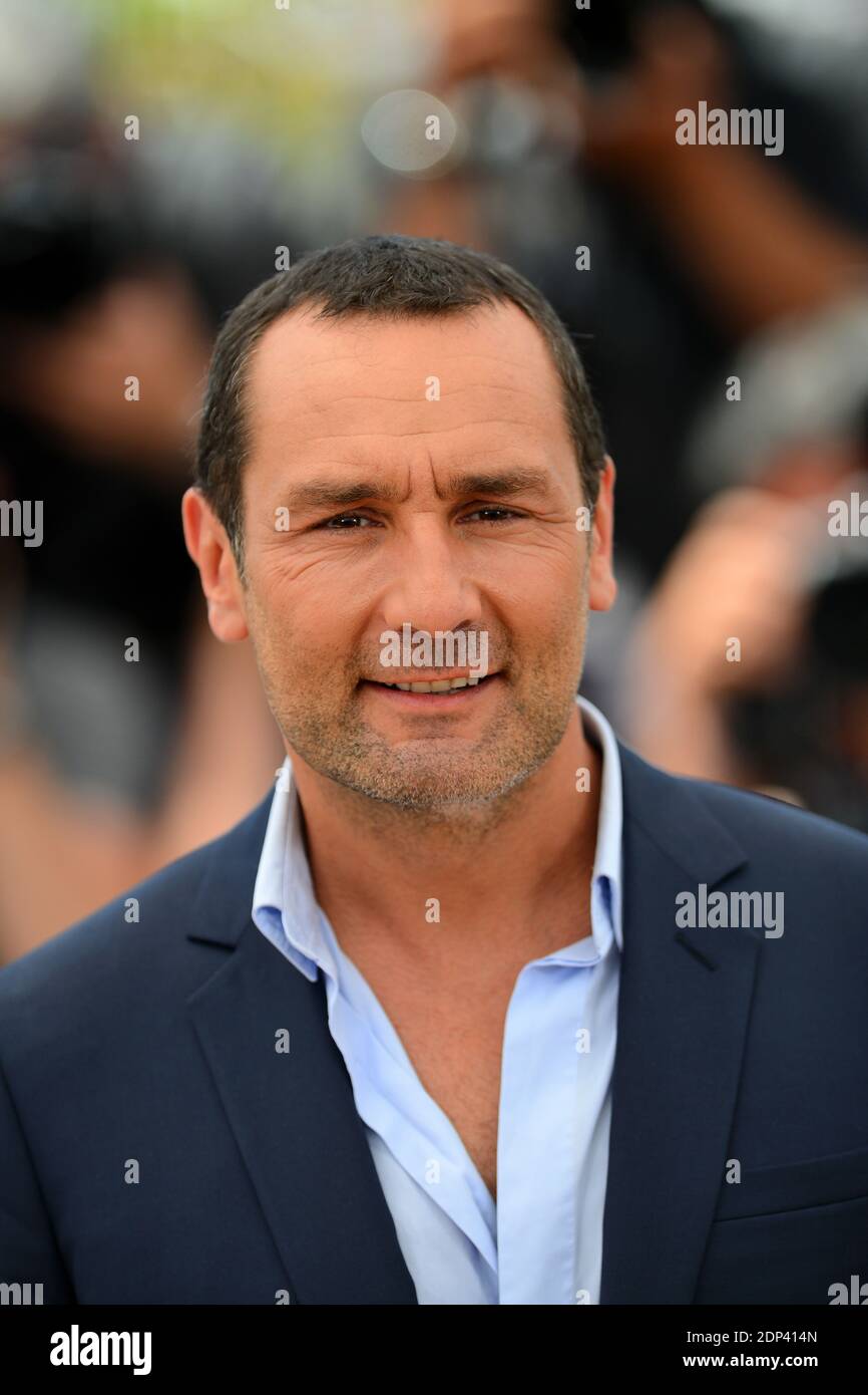Gilles Lellouche posing at the photocall for the film Inside Out as ...