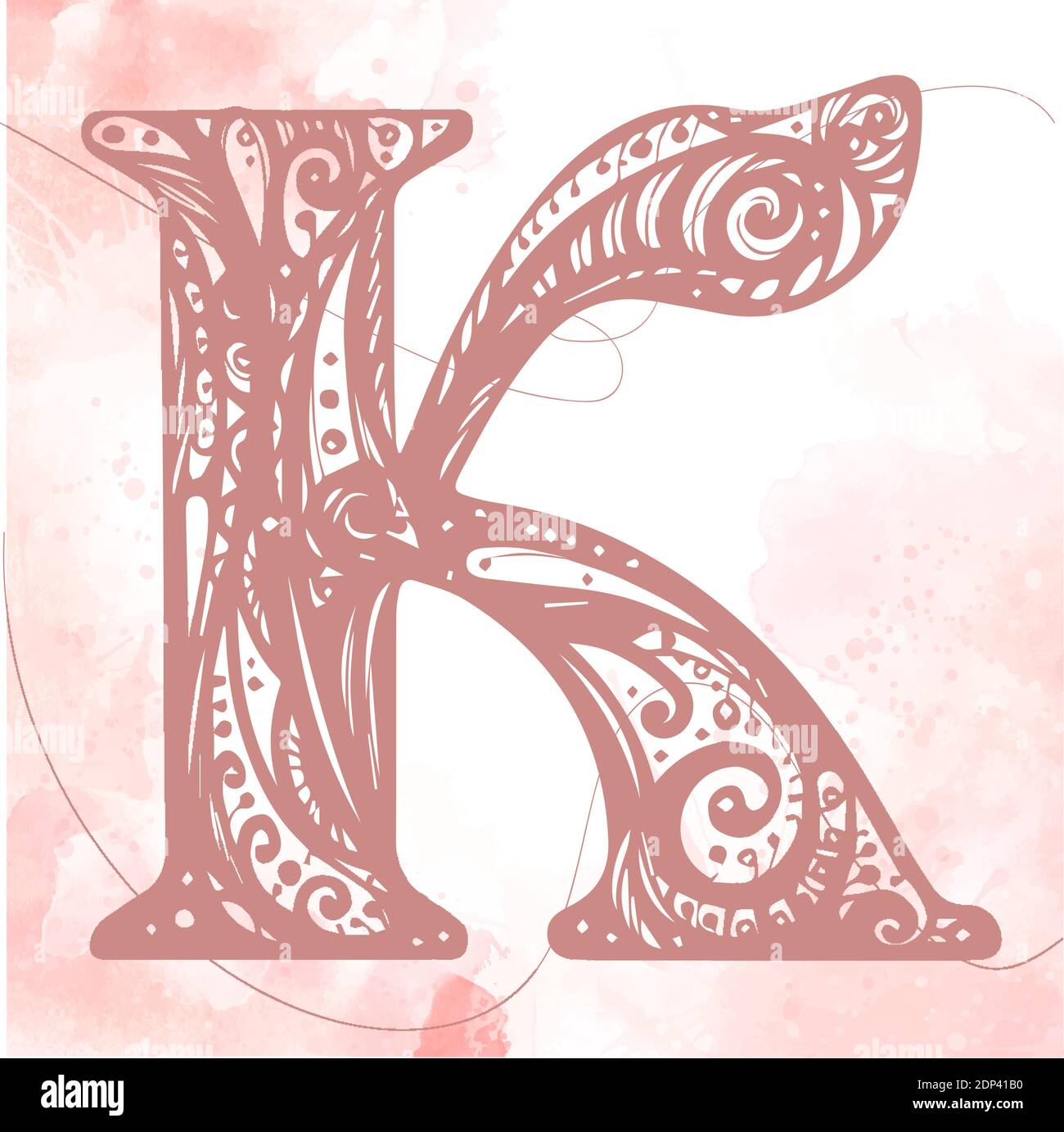 The Letter L Fancy Pink