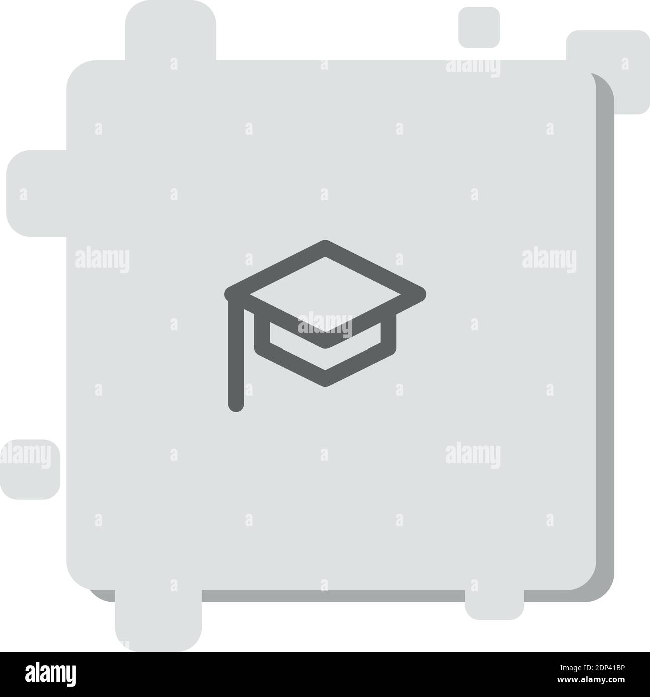mortarboard vector icon modern simple vector illustration Stock Vector ...