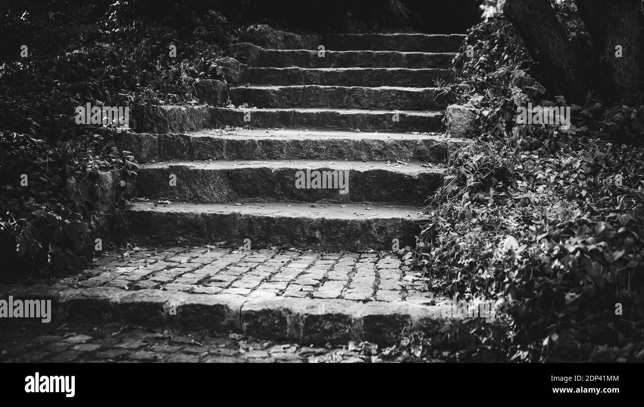 Hard steps Black and White Stock Photos & Images - Alamy