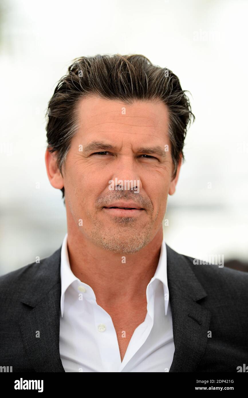 Josh Brolin posing at the photocall for the film Sicario as part of the ...