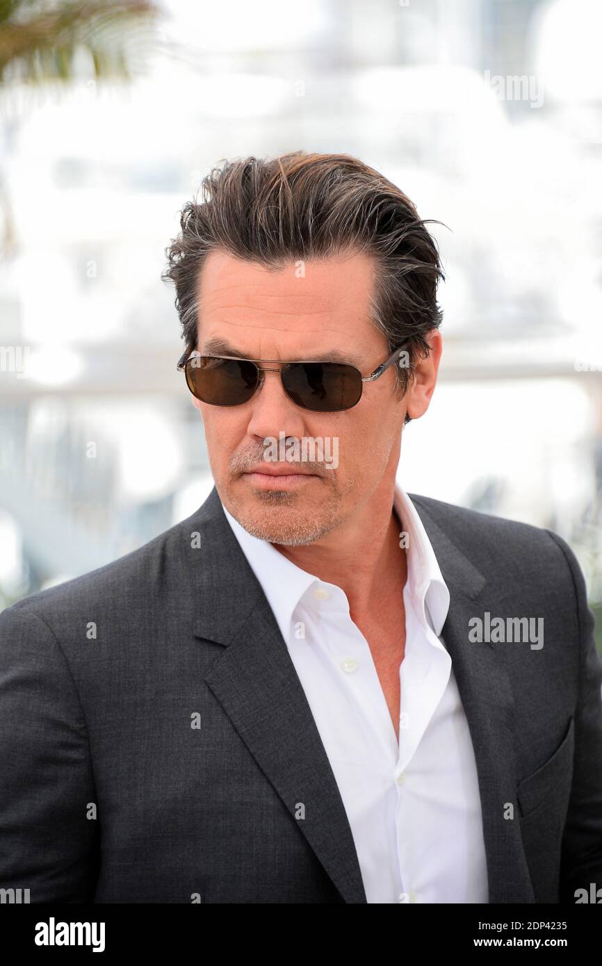 Josh Brolin posing at the photocall for the film Sicario as part of the ...
