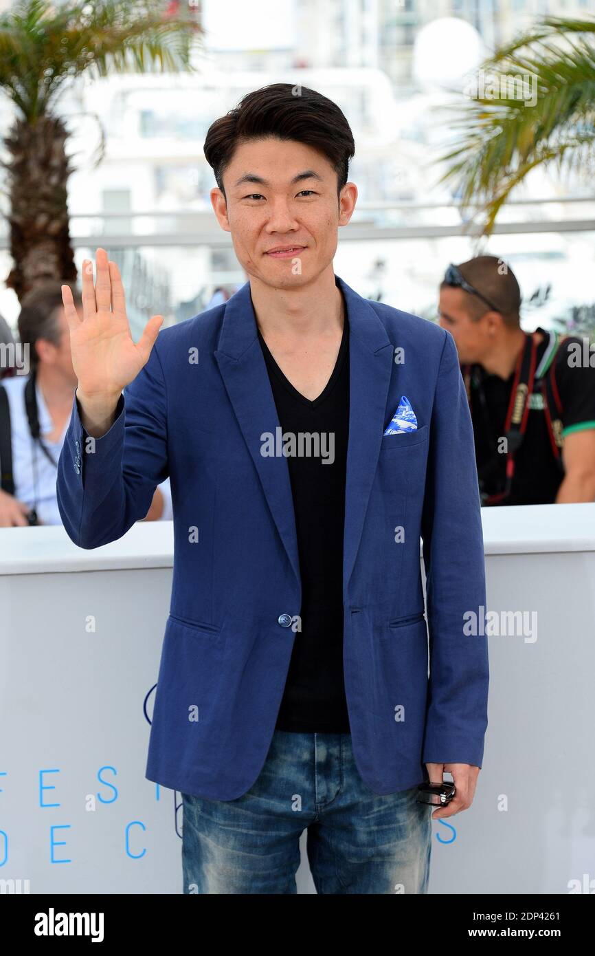 Hong Won-Chan posing at the photocall for the film O Piseu as part of ...