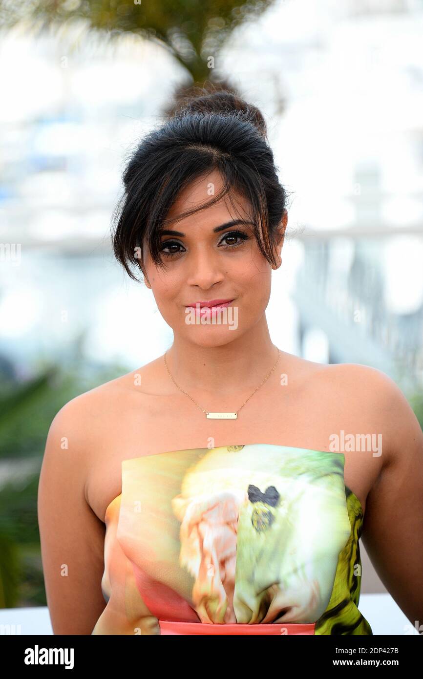 Richa Chadda posing at the photocall for the film Masaan as part of the ...