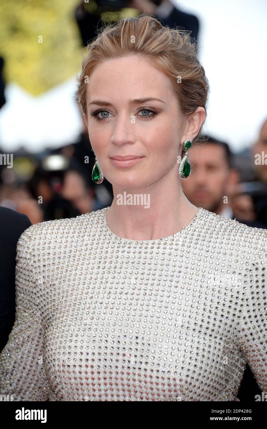 Emily Blunt attends the screening of "Sicario" at the 68th Cannes Film ...