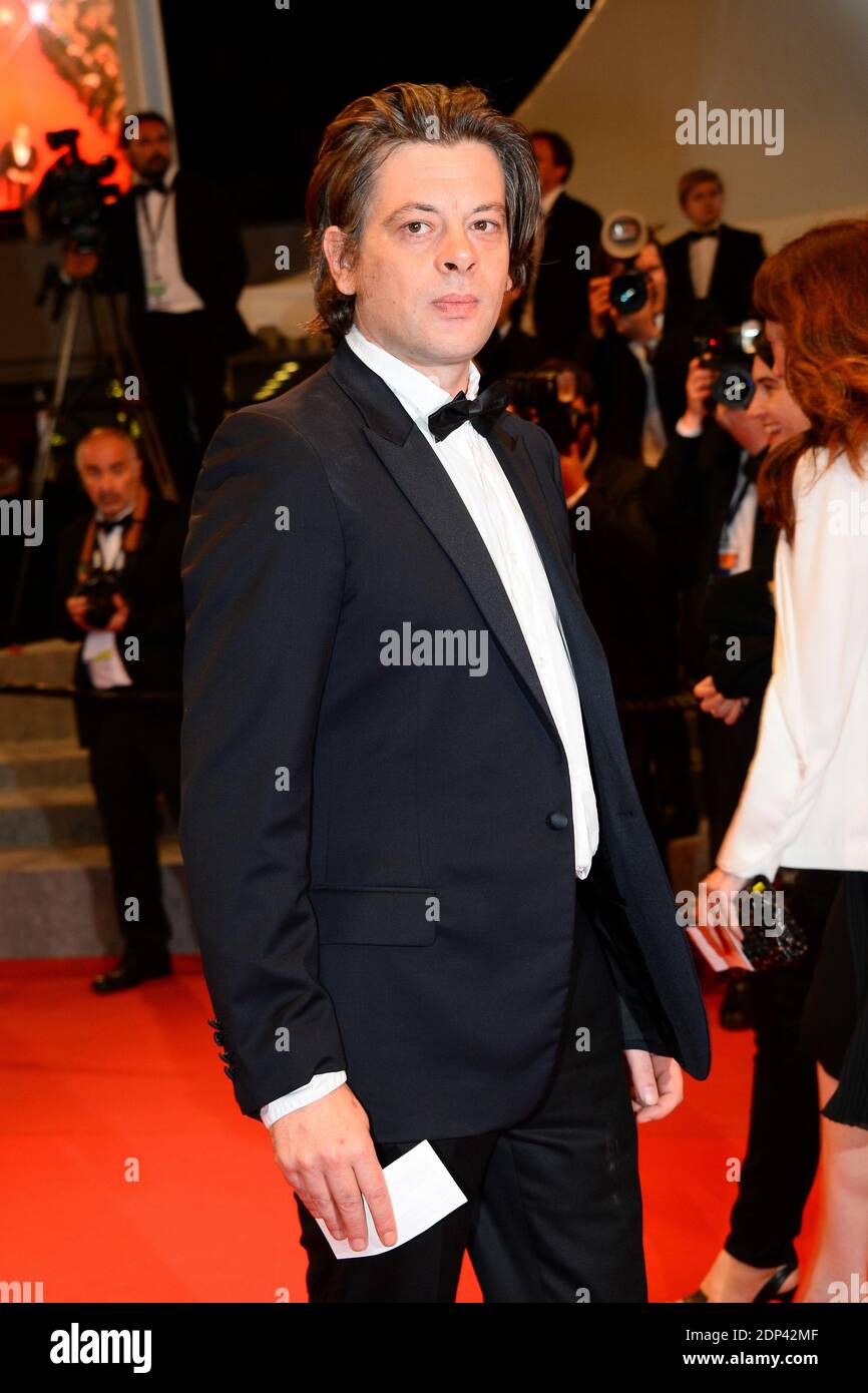 Benjamin Biolay arriving at the Palais des Festivals for the screening ...