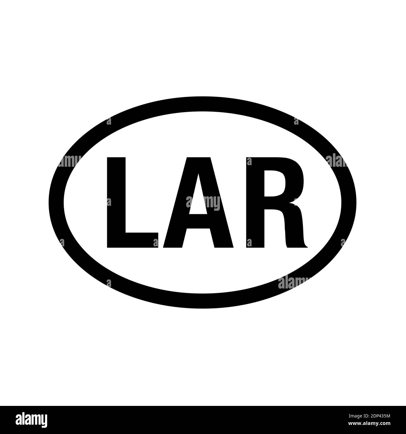 Country code vehicle registration Libya Stock Photo - Alamy