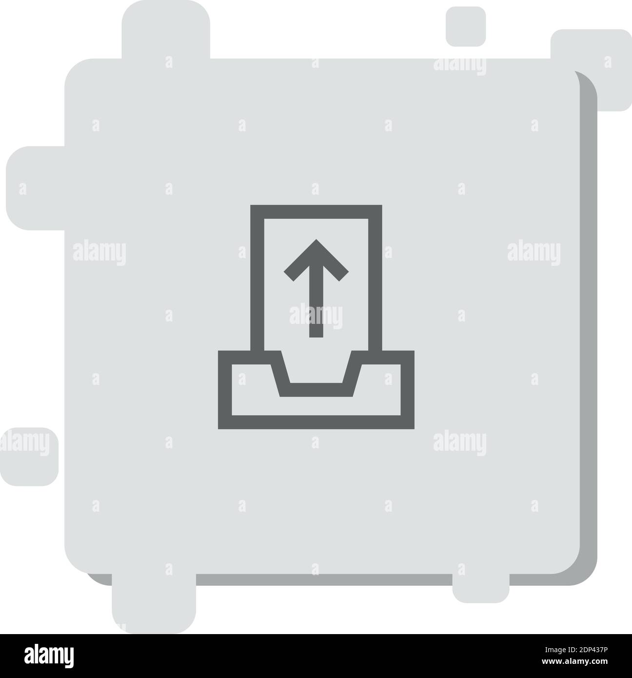 outbox vector icon modern simple vector illustration Stock Vector Image ...