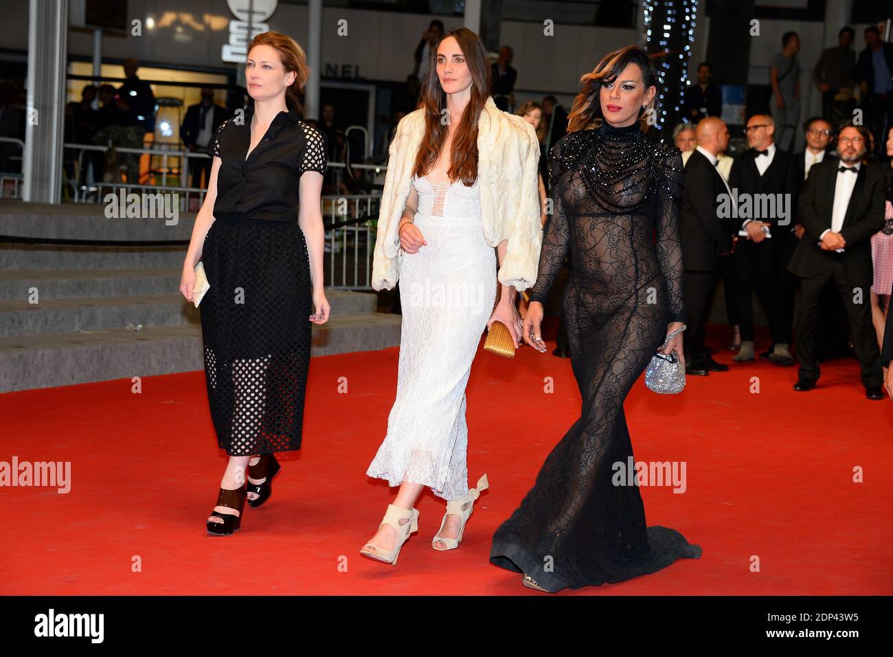 Stella Rocha arriving at the Palais des Festivals for the screening of ...