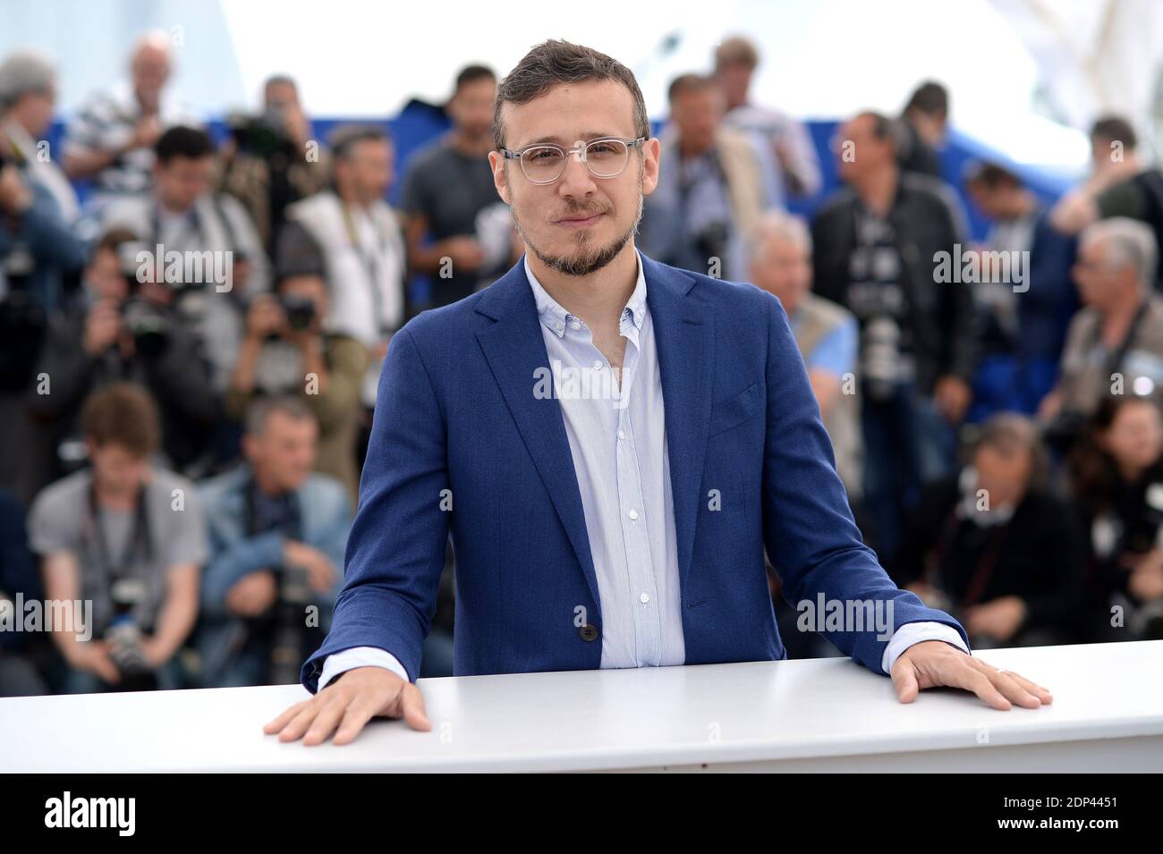 Roberto Minervini attends "The Other Side" photocall at the 68th Cannes ...